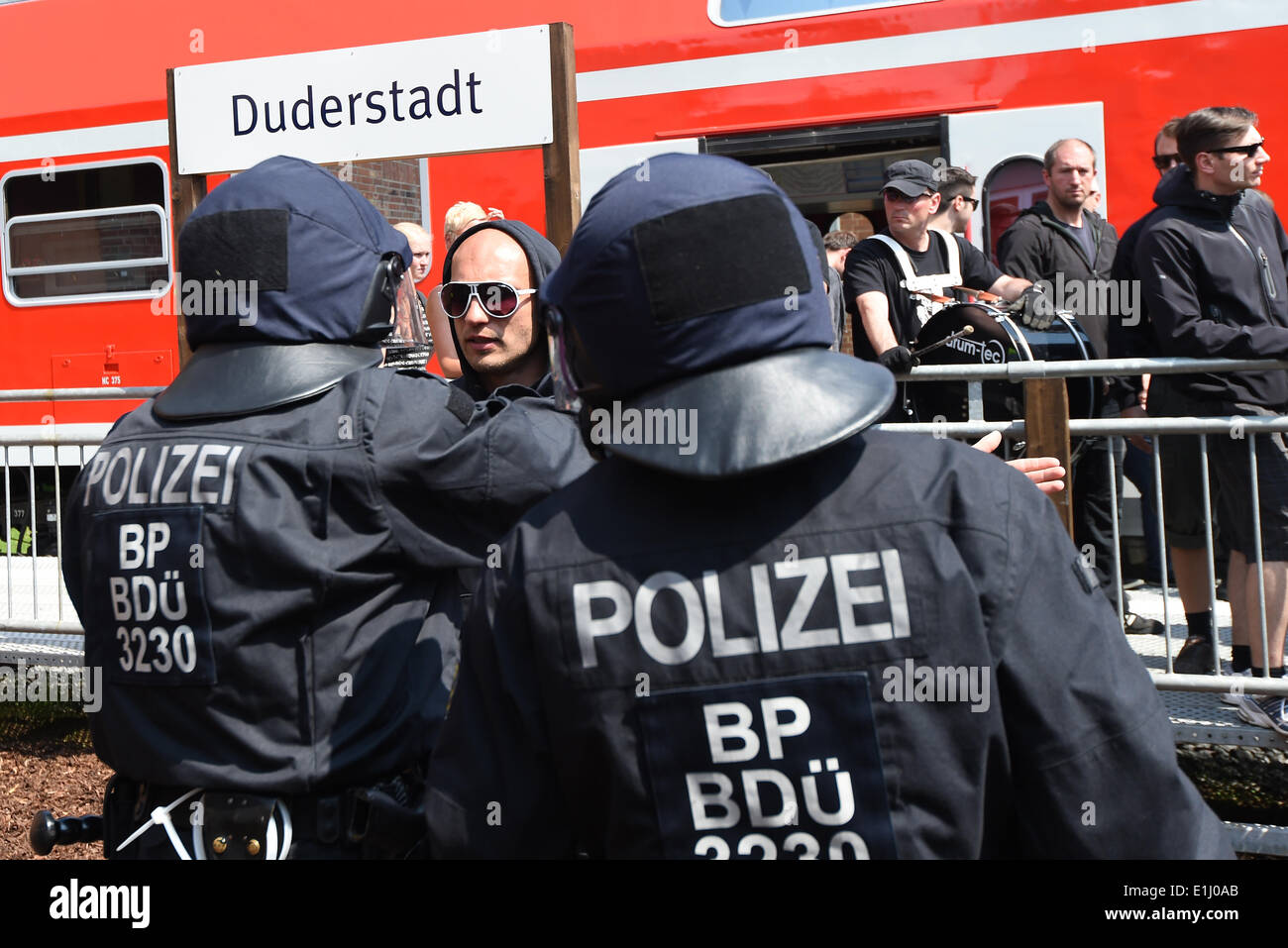German national riot police during hi-res stock photography and images ...