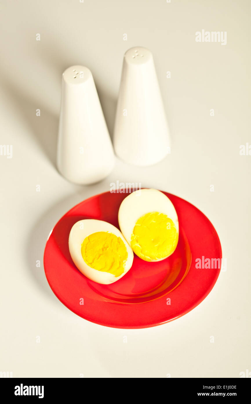 Red boiled eggs hi-res stock photography and images - Alamy