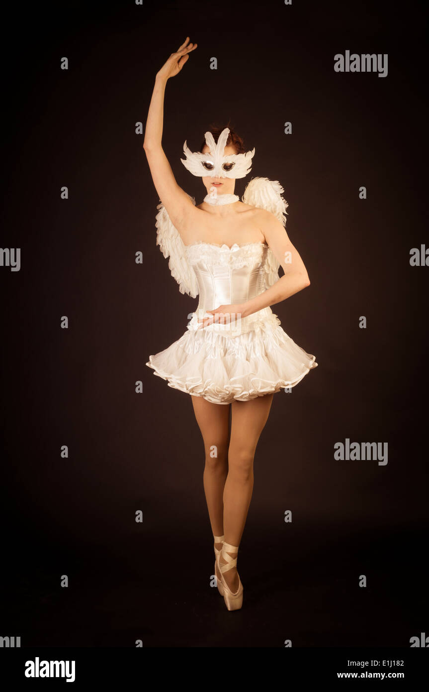 Woman angel costume hi-res stock photography and images - Alamy