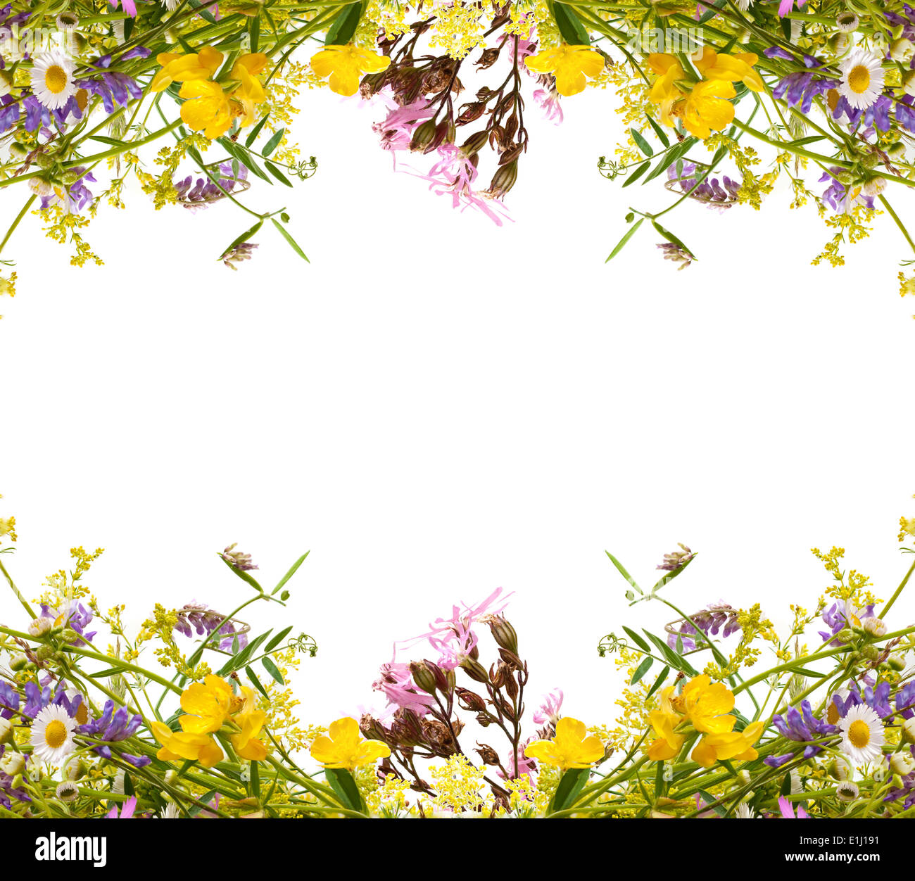 Floral easter background Stock Photo - Alamy