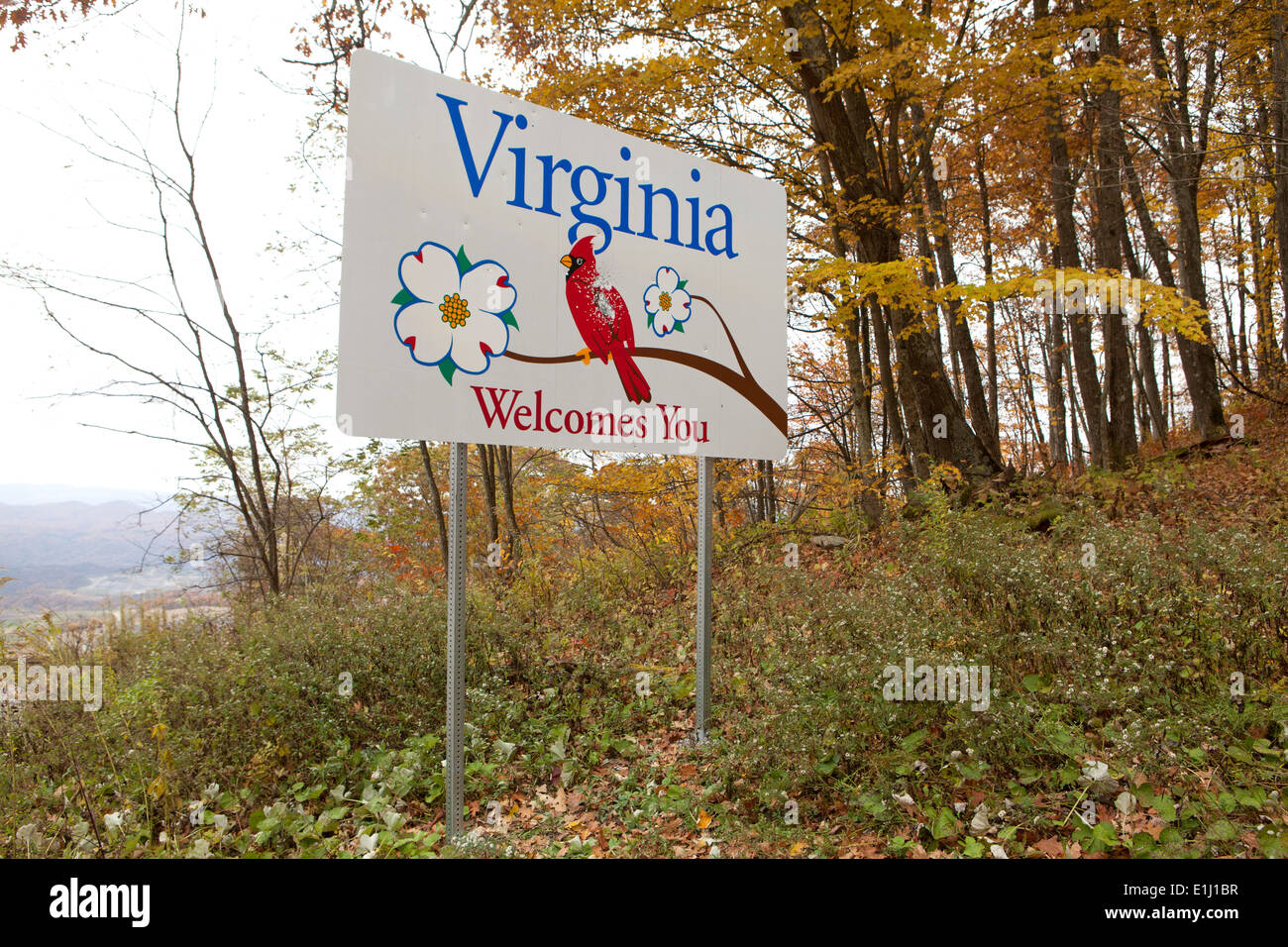 Welcome to virginia sign hi-res stock photography and images - Alamy