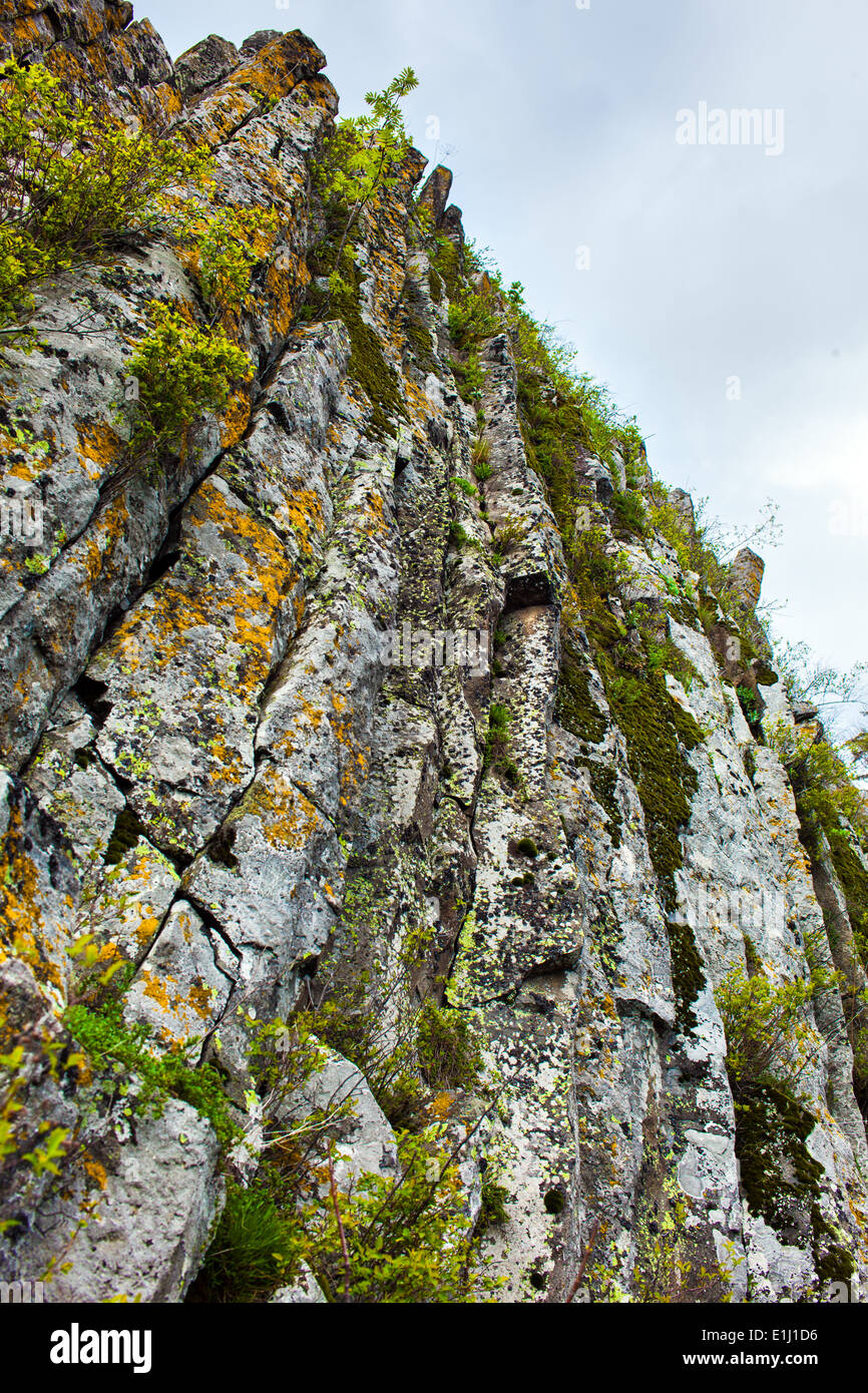 Detunatele massif from Romania, unique geologic phenomenon Stock Photo ...