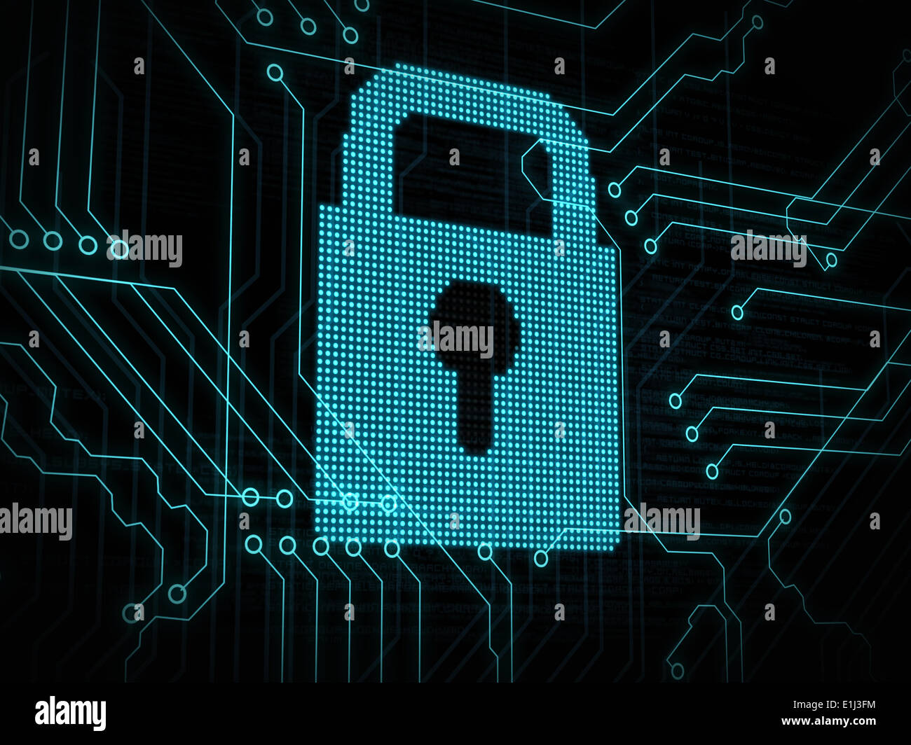 Digital padlock hi-res stock photography and images - Alamy