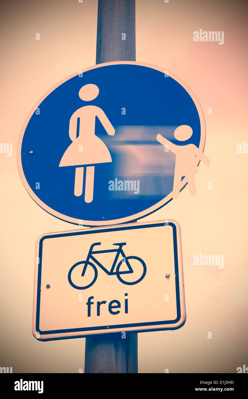 Child on mother's hand leaving sign, composite Stock Photo - Alamy