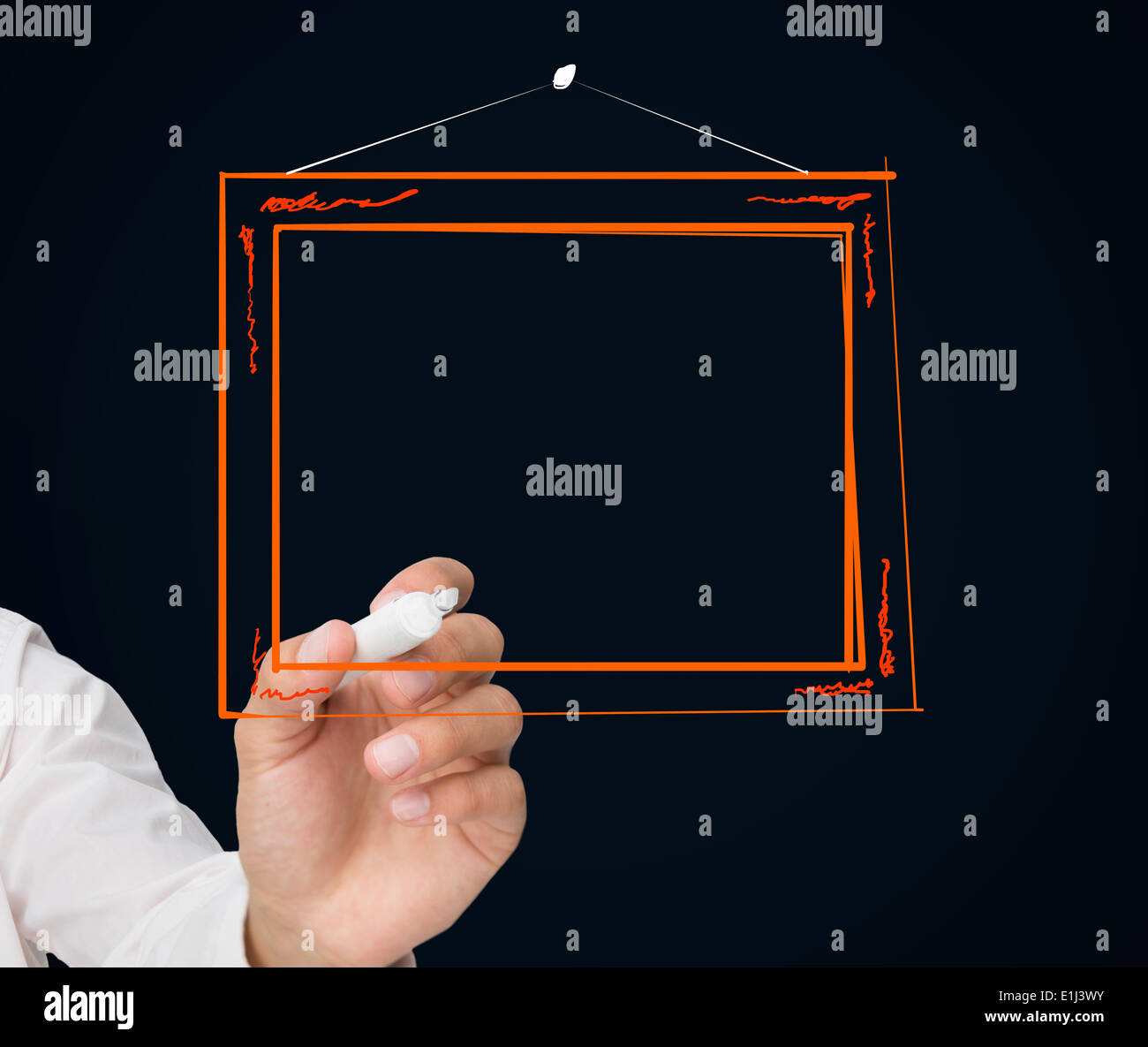 Drawing picture frame hi-res stock photography and images - Alamy