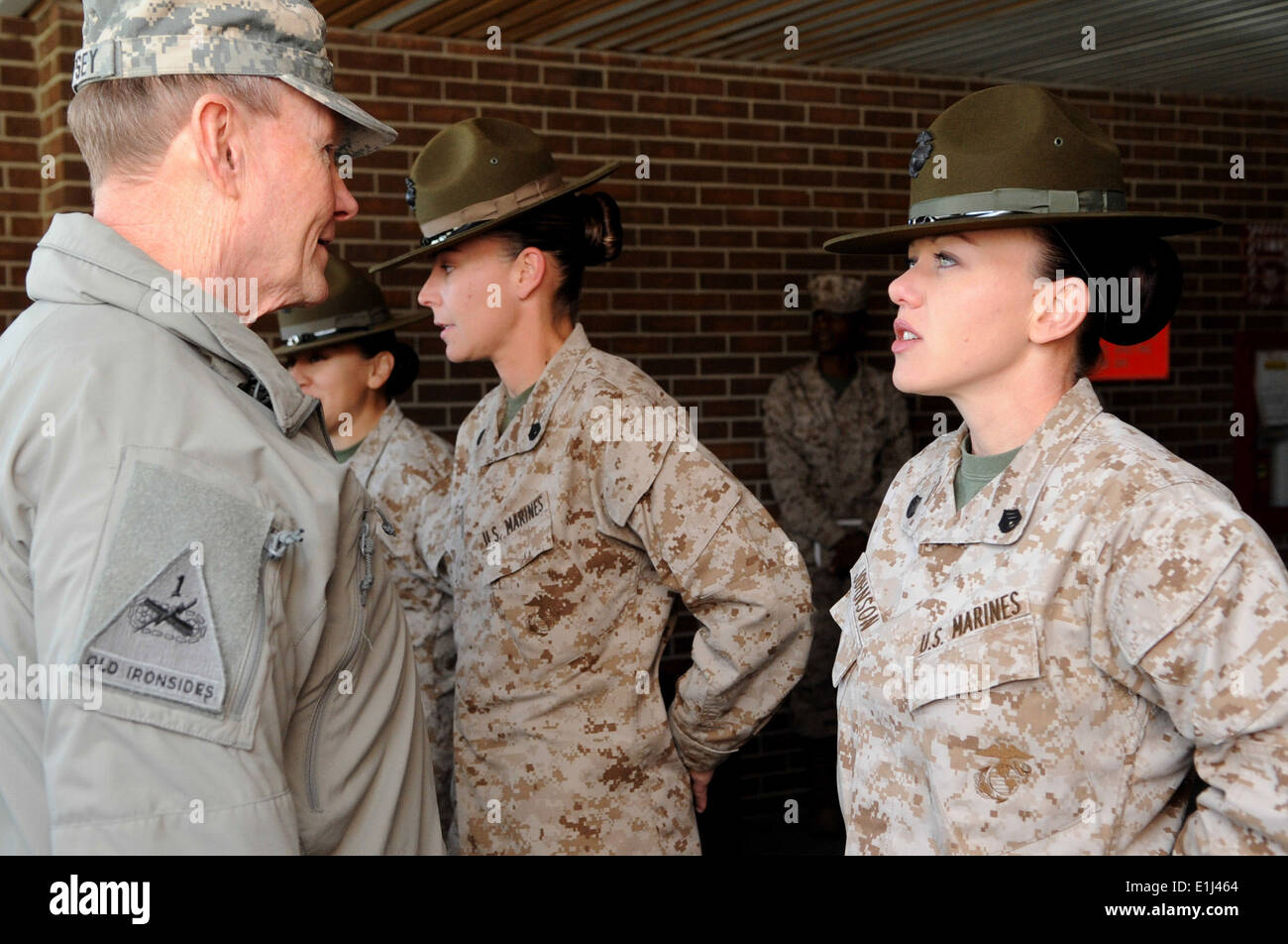 U.S. Army Gen. Martin E. Dempsey, left, the chairman of the Joint ...
