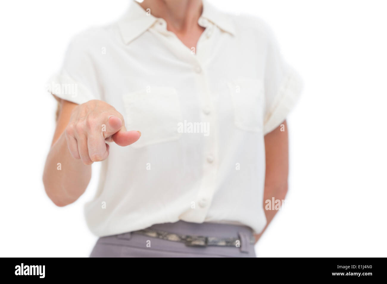 Hand indicating hi-res stock photography and images - Alamy