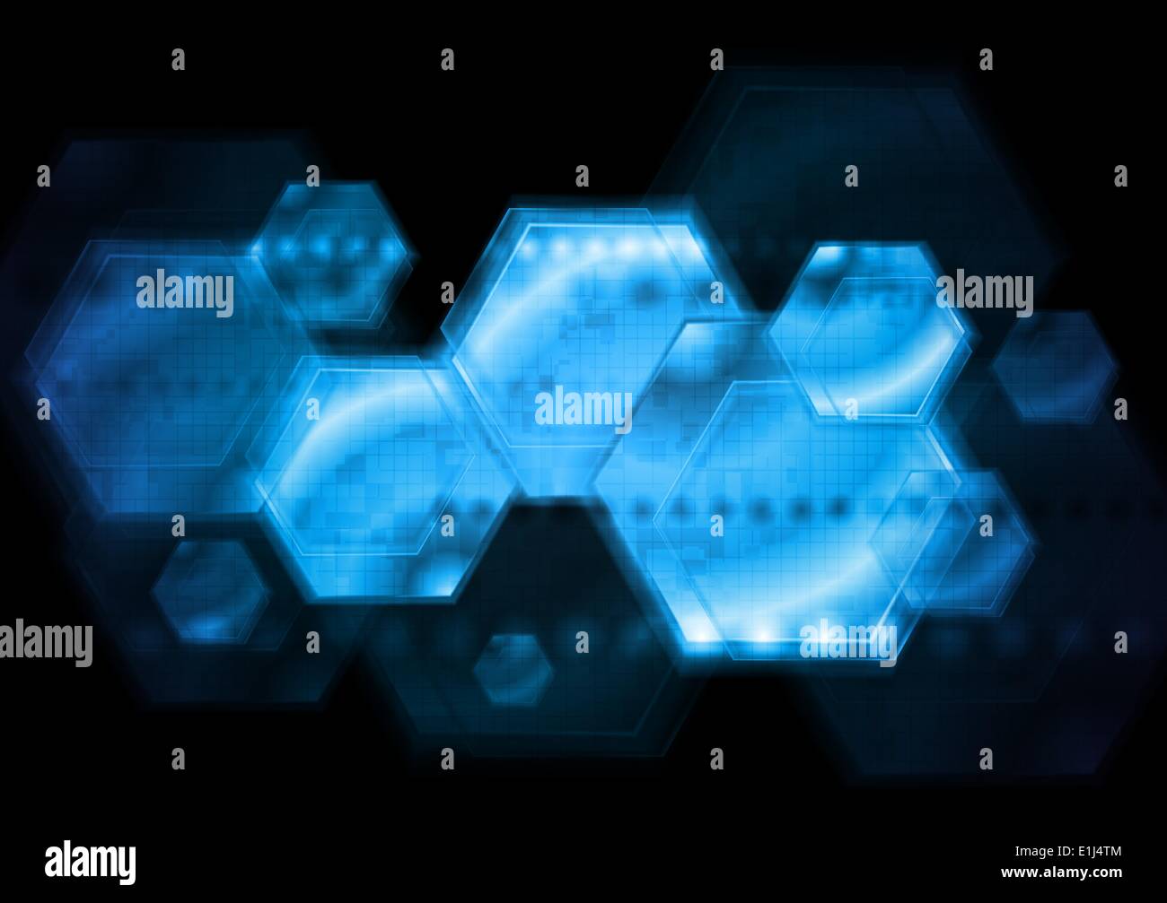 Dark blue technology background Stock Photo - Alamy