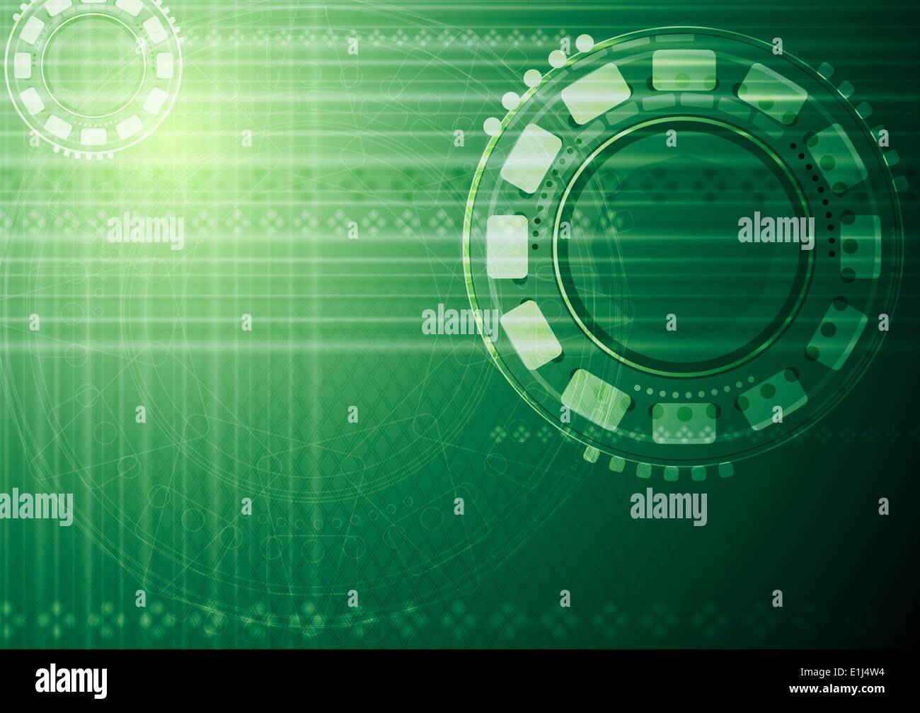 Modern hi-tech green background Stock Photo - Alamy