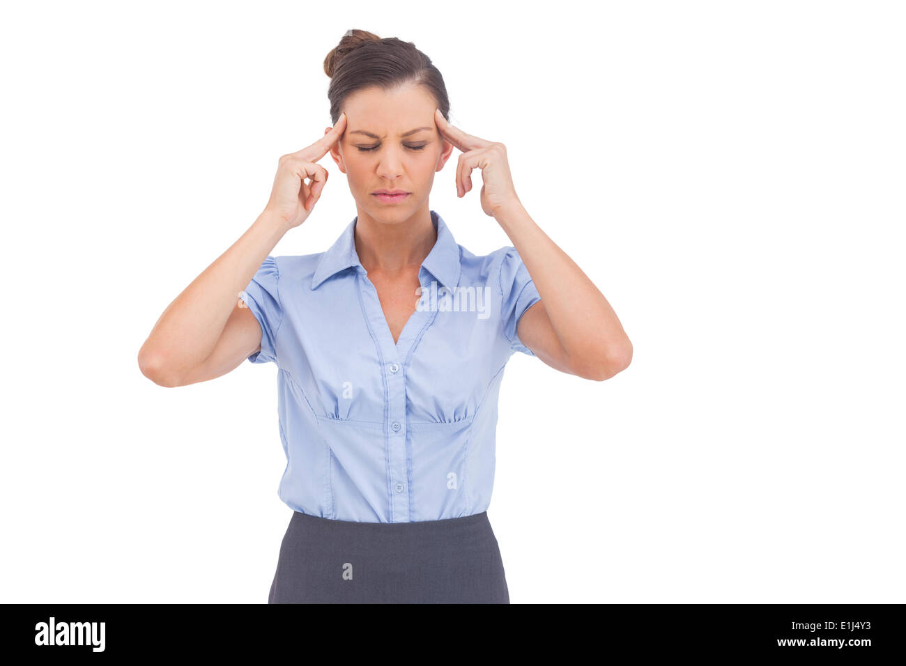 Closed eyes thinking hi-res stock photography and images - Alamy