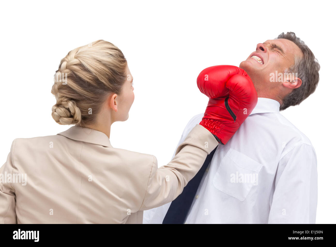 Uppercut woman hi-res stock photography and images - Alamy
