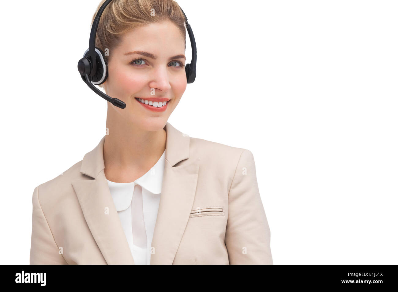 Smiling call center agent Stock Photo - Alamy Smiling call center agent Stock Photo - Alamy