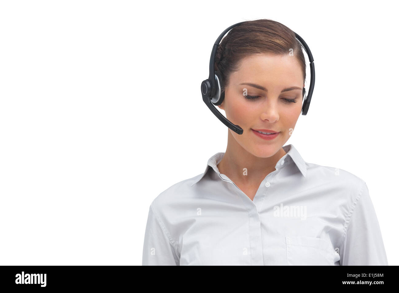 Call centre operator wearing hi-res stock photography and images - Alamy