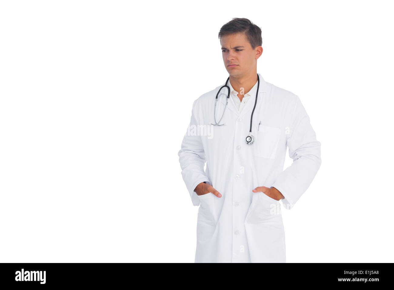 Doctor hands in pocket hi-res stock photography and images - Alamy