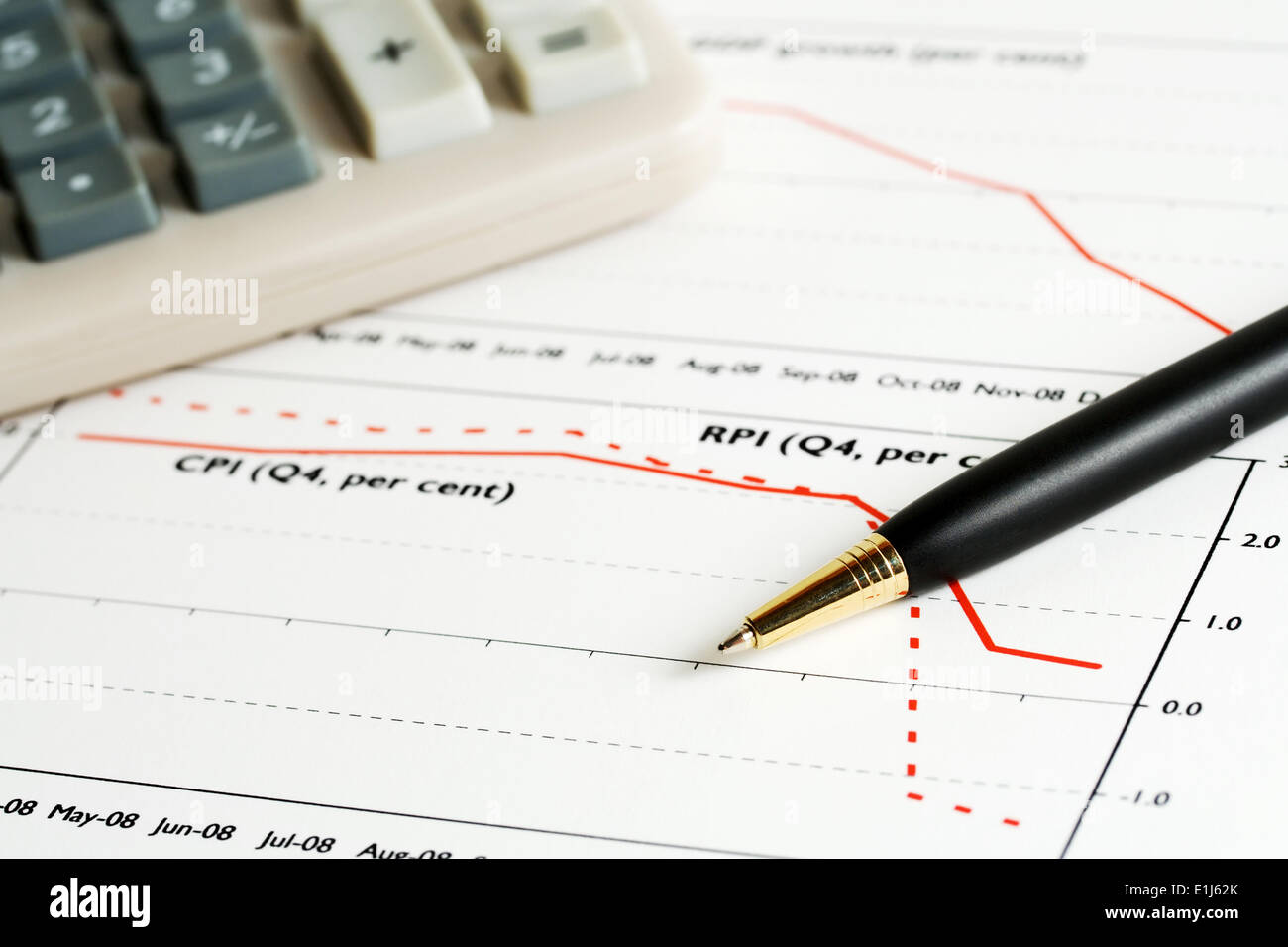 Financial graphs and charts analysis Stock Photo - Alamy