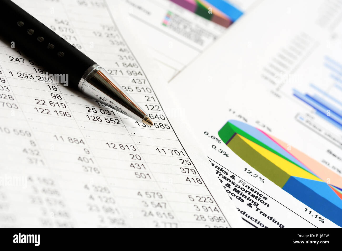 Financial graphs and charts analysis Stock Photo - Alamy