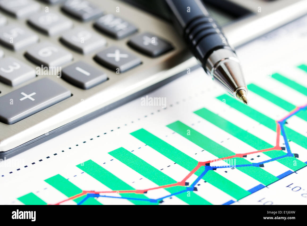 Financial graphs and charts analysis Stock Photo - Alamy