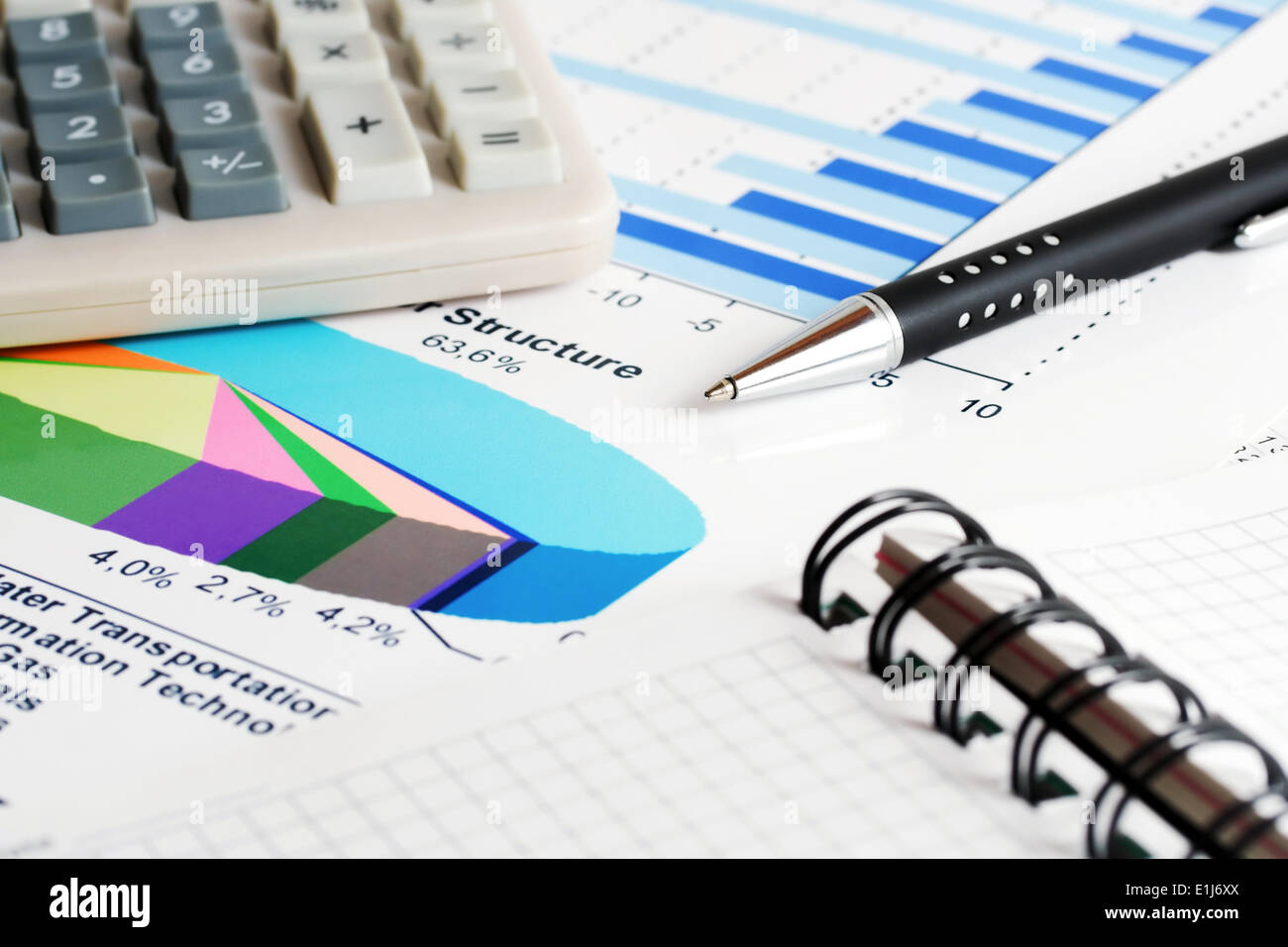 Financial graphs and charts analysis Stock Photo - Alamy