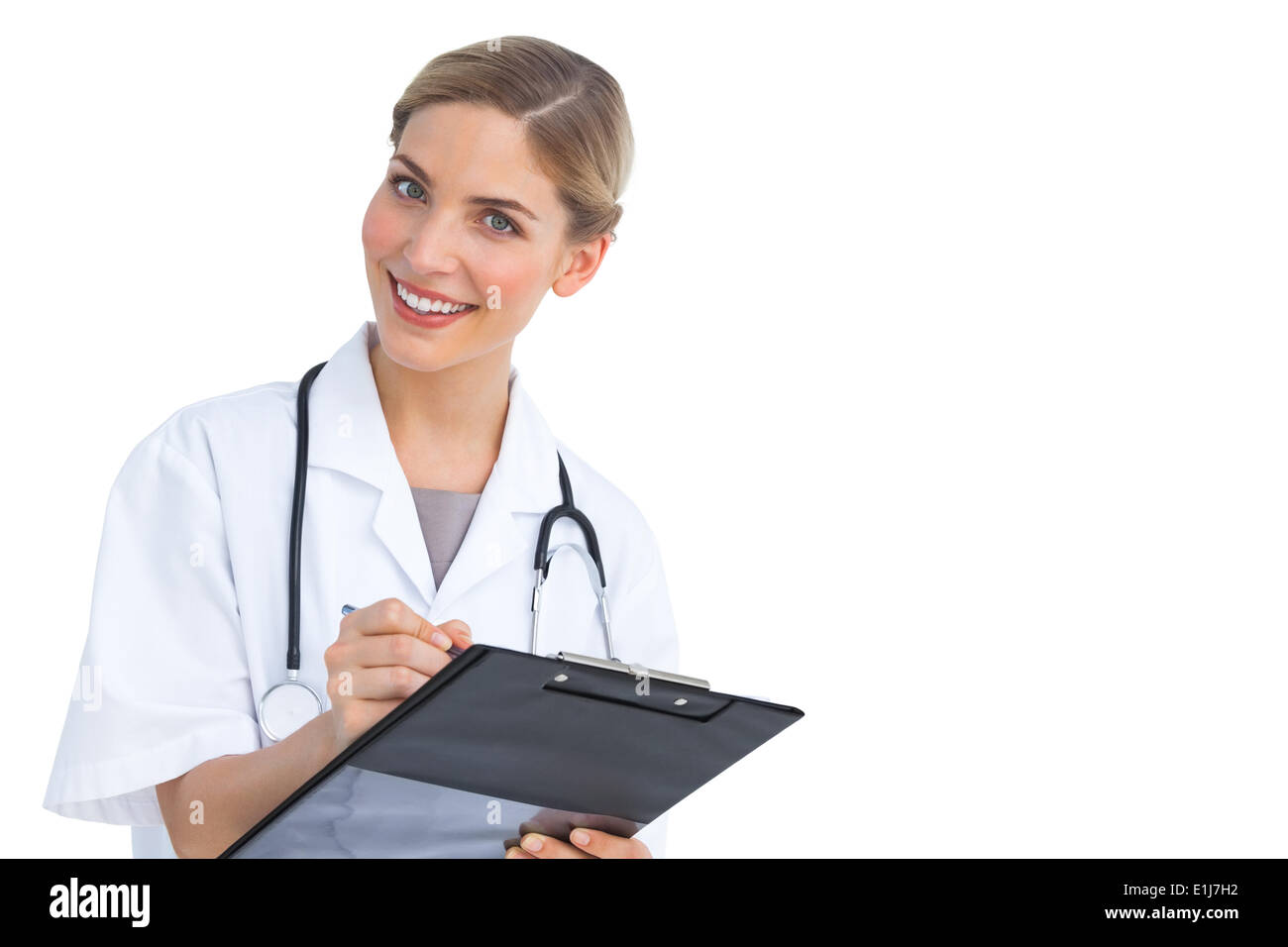 Portrait beautiful nurse writing hi-res stock photography and images ...