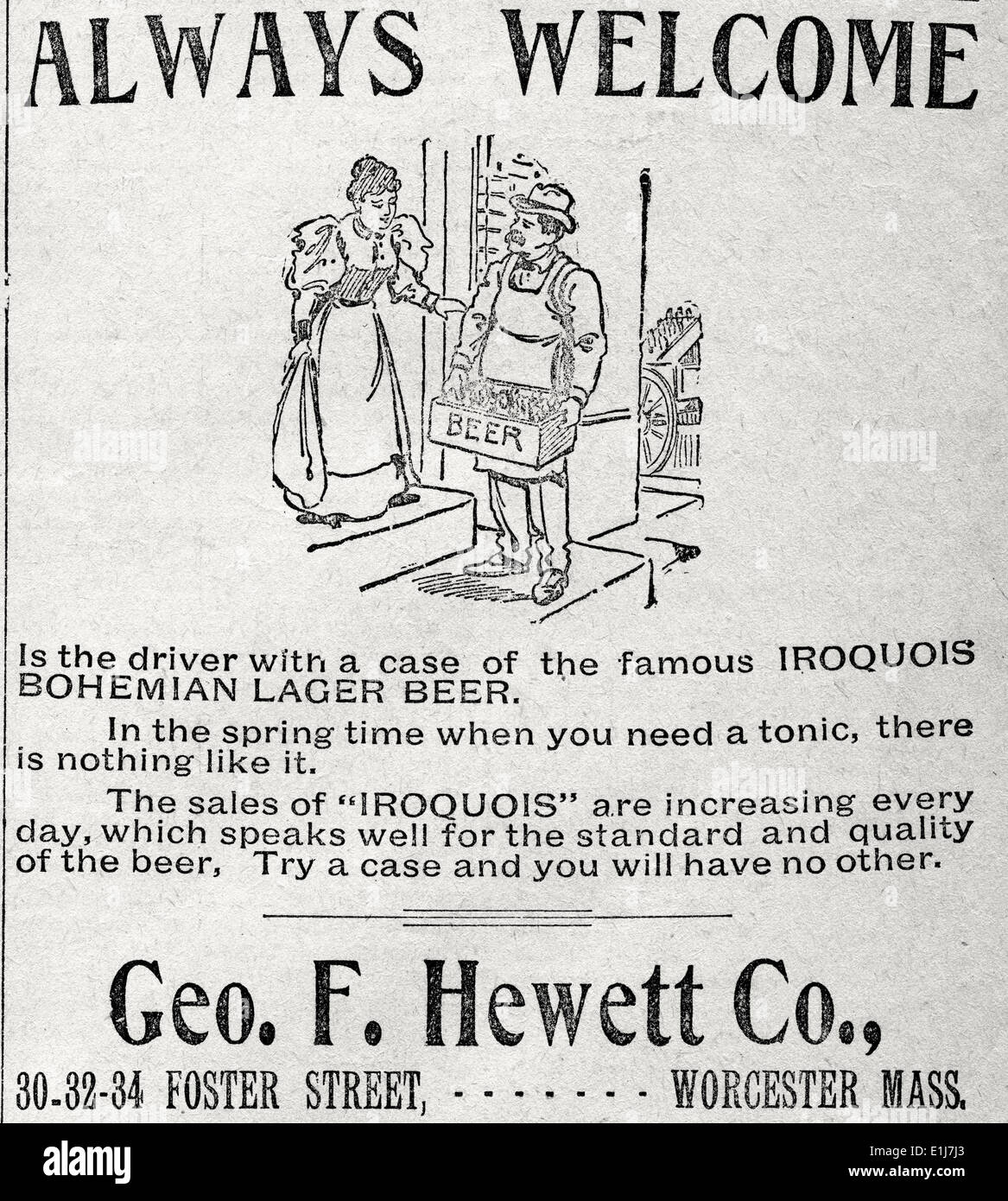 Victorian newspaper advertisements hi-res stock photography and images ...