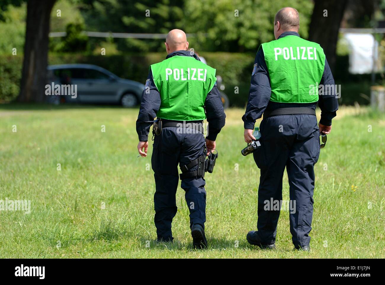 Duderstadt, Germany. 04th June, 2014. German police during a training ...