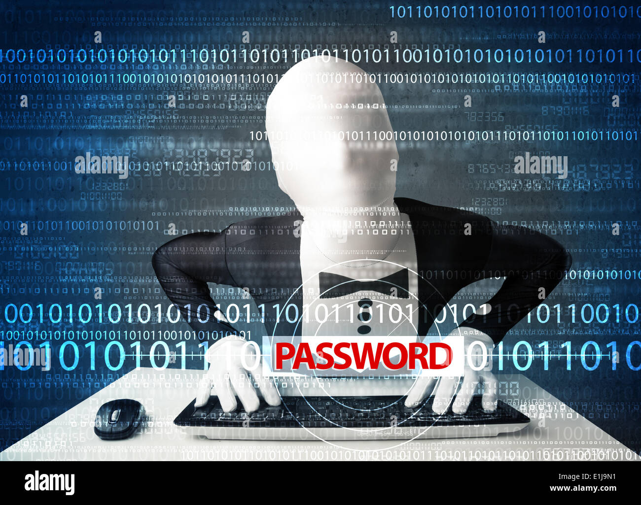 Hacker in morph 3d mask hi-res stock photography and images - Alamy