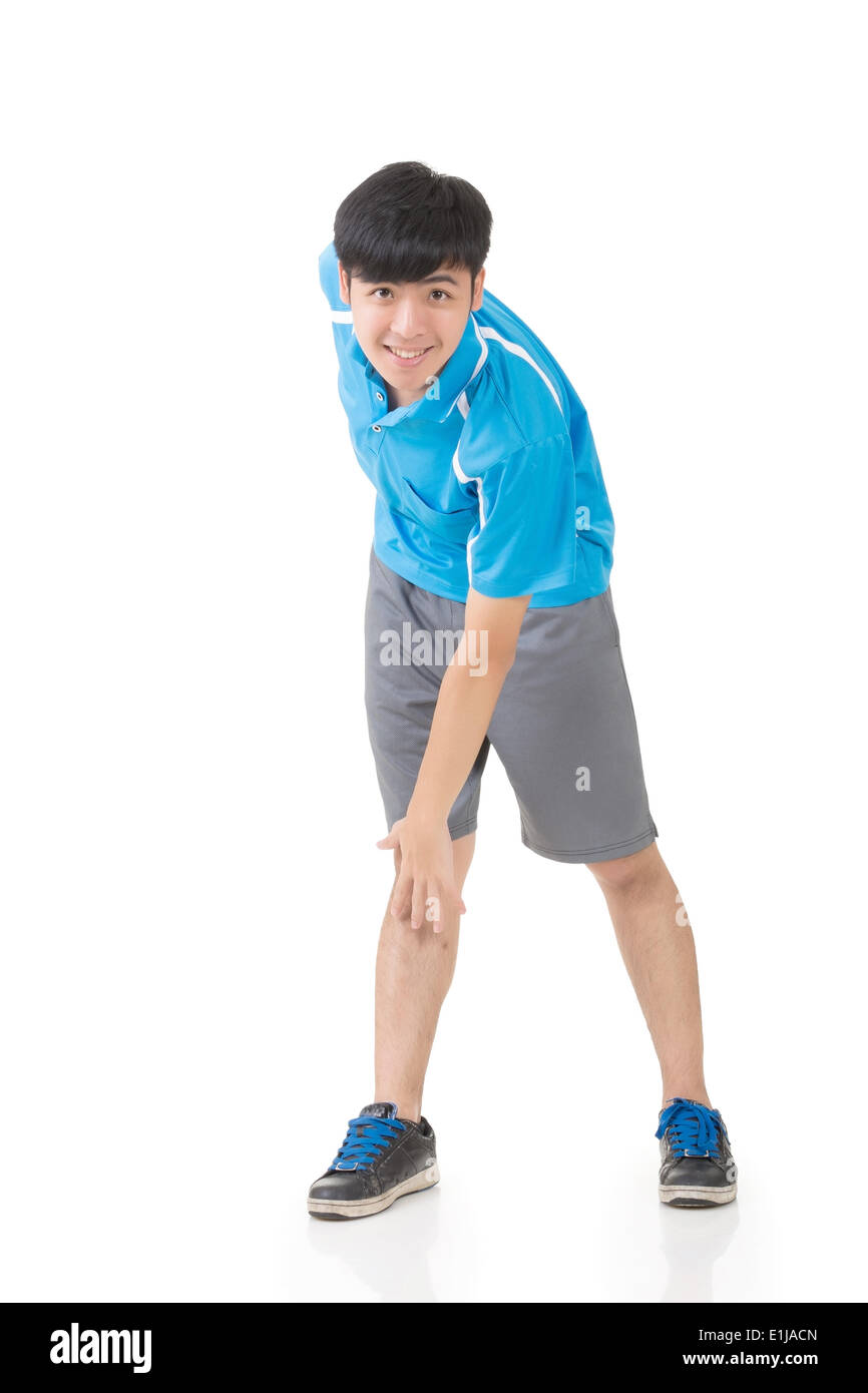 Man stretch hi-res stock photography and images - Alamy