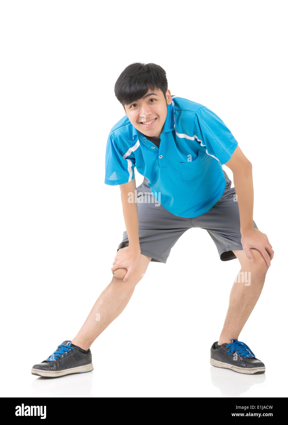 Full length stretch hi-res stock photography and images - Alamy