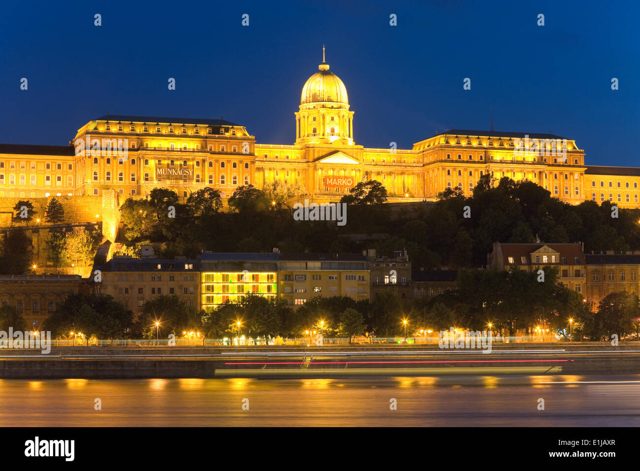 Budapest night view Stock Photo - Alamy