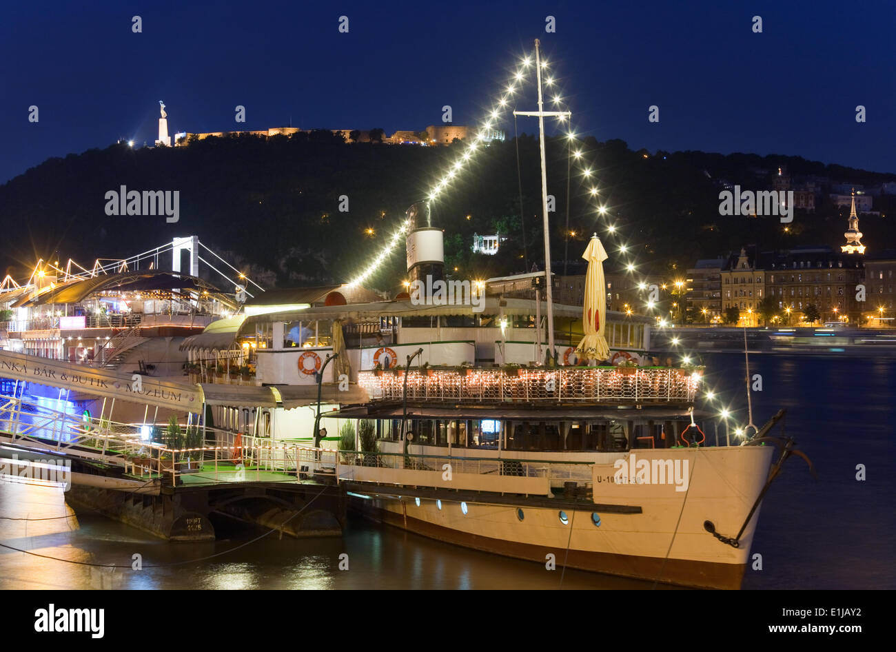Budapest night view Stock Photo - Alamy
