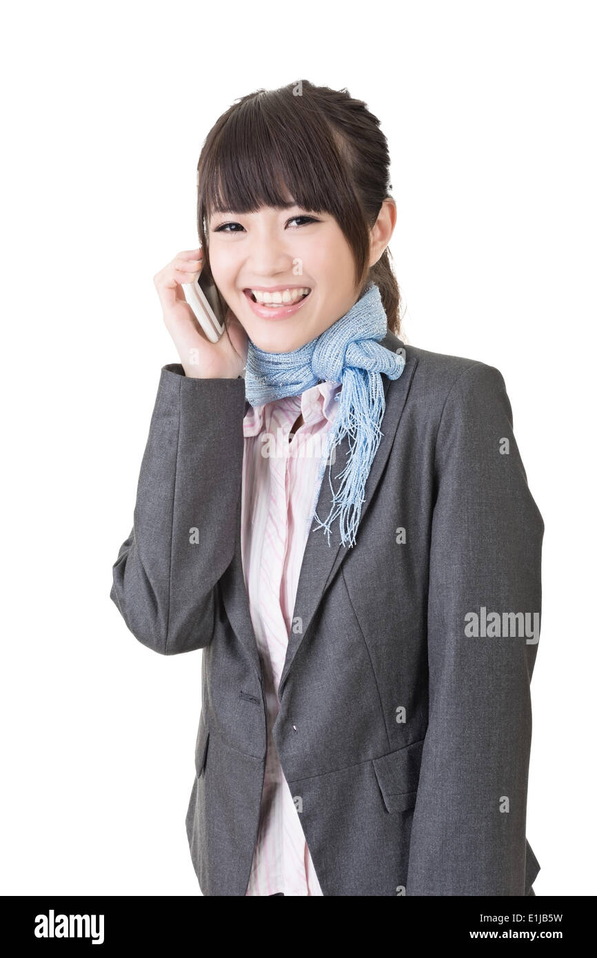 Beautiful asian woman speaking on hi-res stock photography and images ...