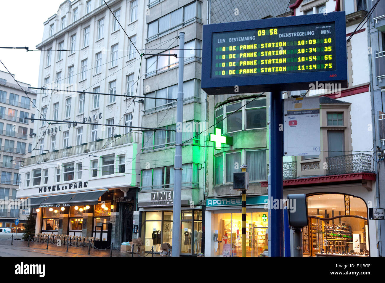 centre of Ostend Stock Photo - Alamy