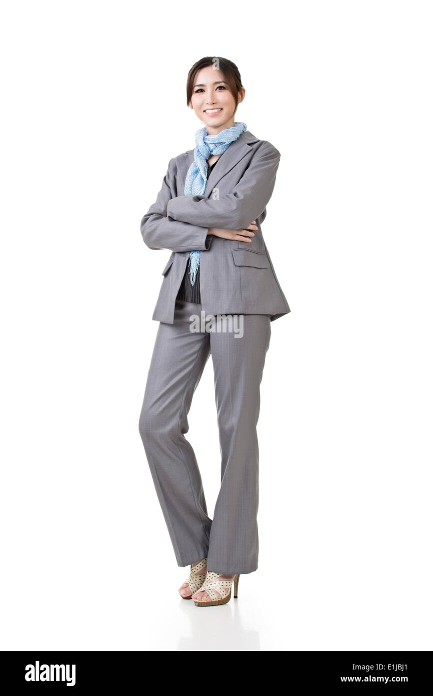 Full body asian woman standing hi-res stock photography and images - Alamy