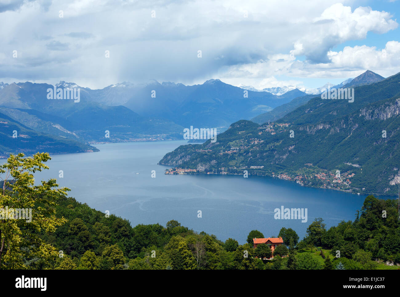 Lake Como view (Italy Stock Photo - Alamy