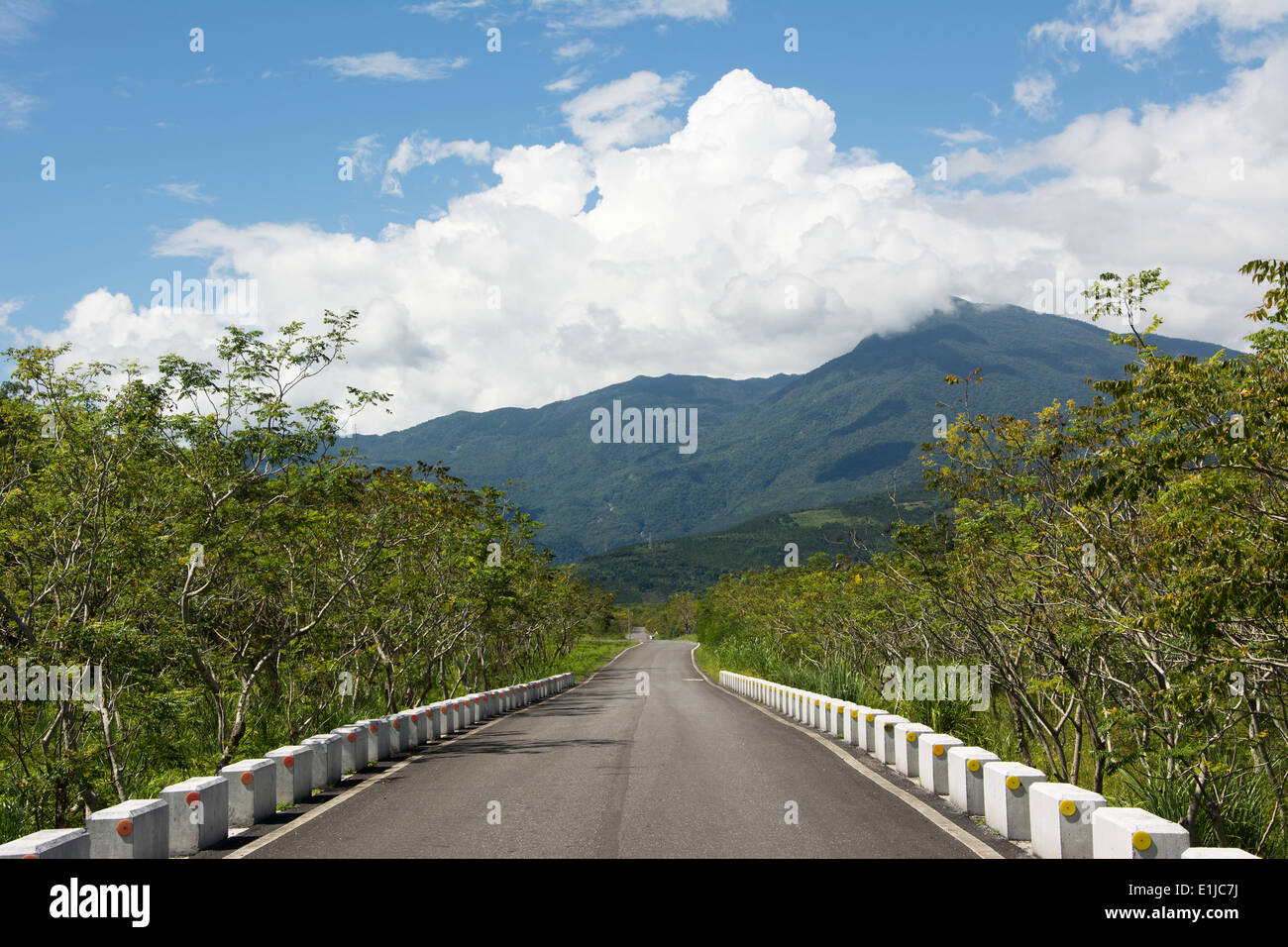 Rural landscape with road Stock Photo - Alamy