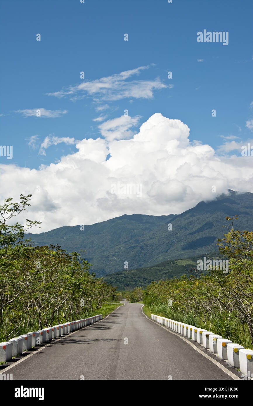 Rural landscape with road Stock Photo - Alamy
