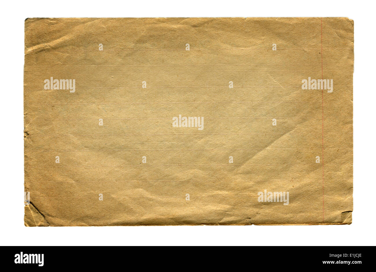 Vintage Paper Page isolated Stock Photo - Alamy