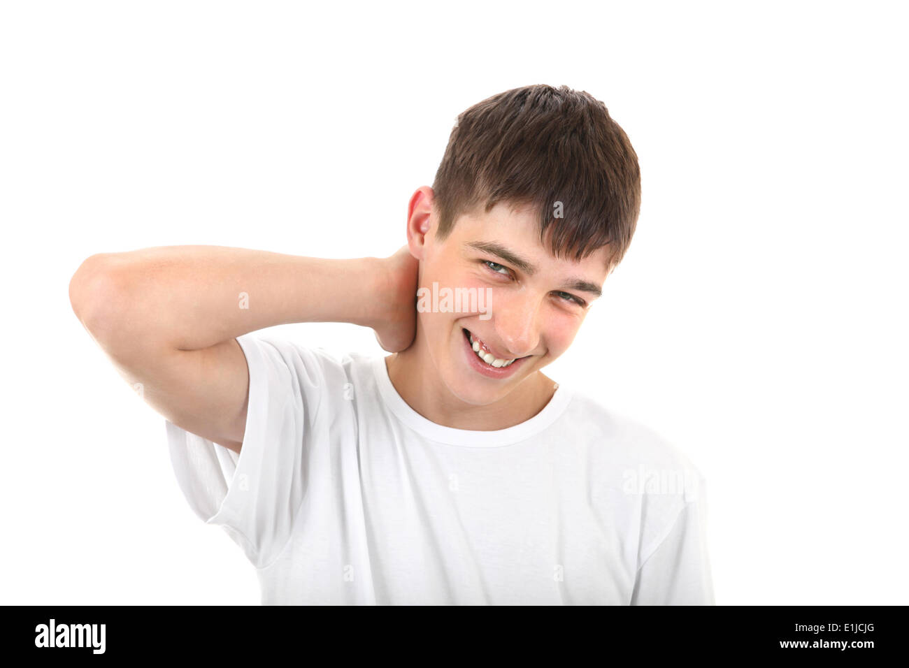 Man face front view smile young hi-res stock photography and images - Alamy