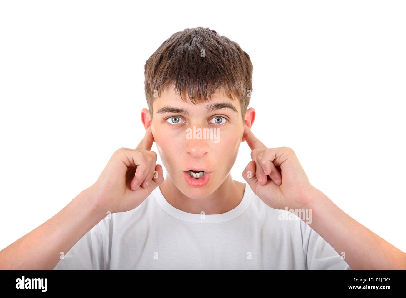 Closed ears hi-res stock photography and images - Alamy
