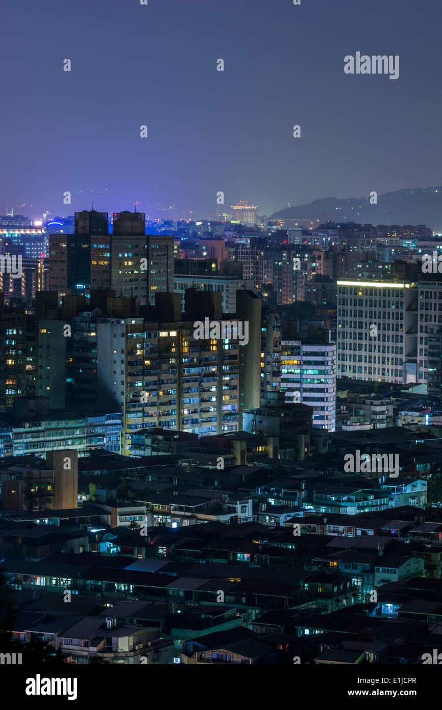 Colorful city night Stock Photo - Alamy
