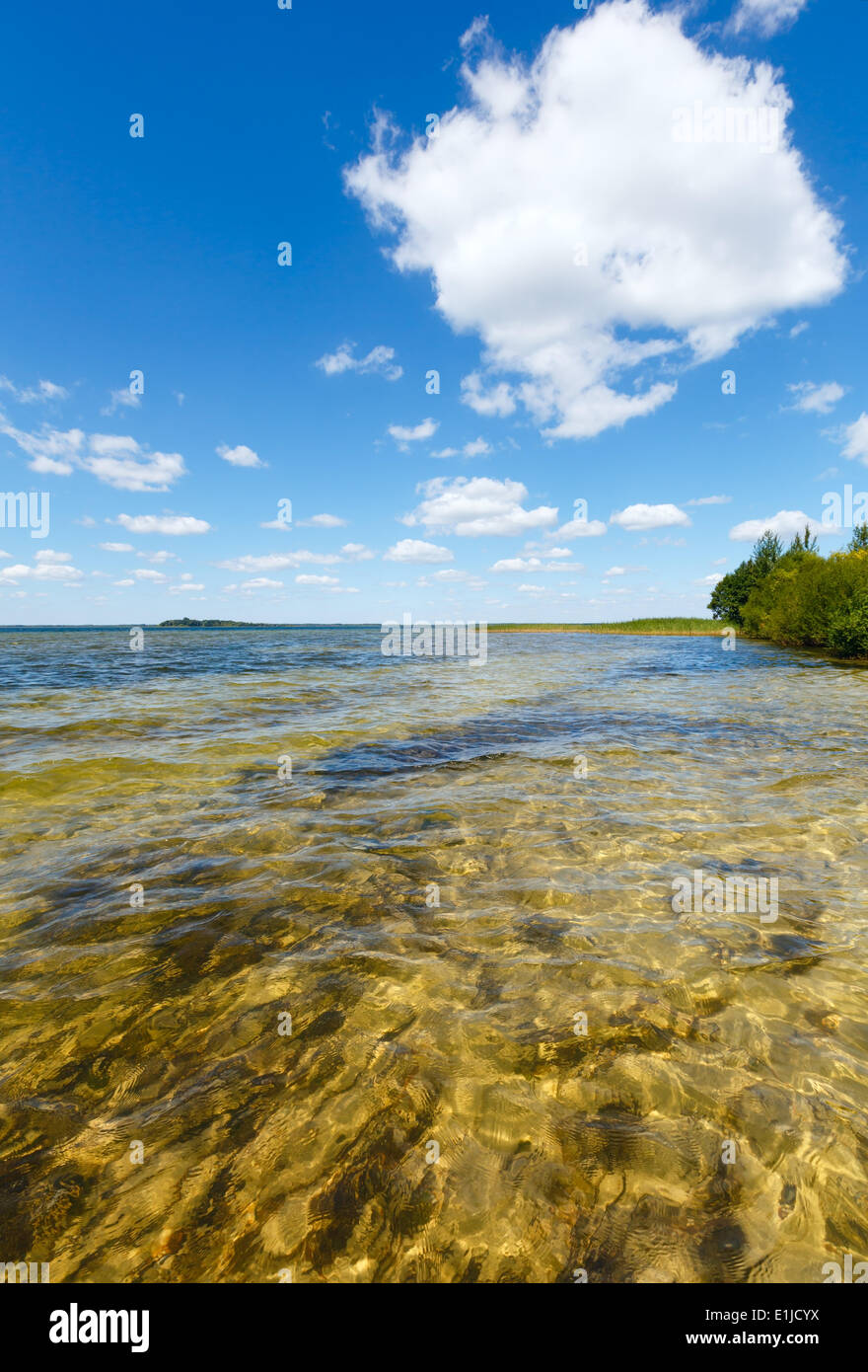 Summer lake view Stock Photo - Alamy