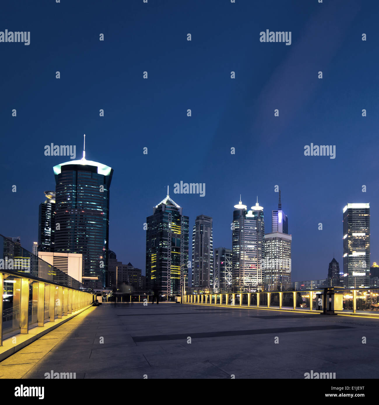beautiful night view in shanghai Stock Photo - Alamy