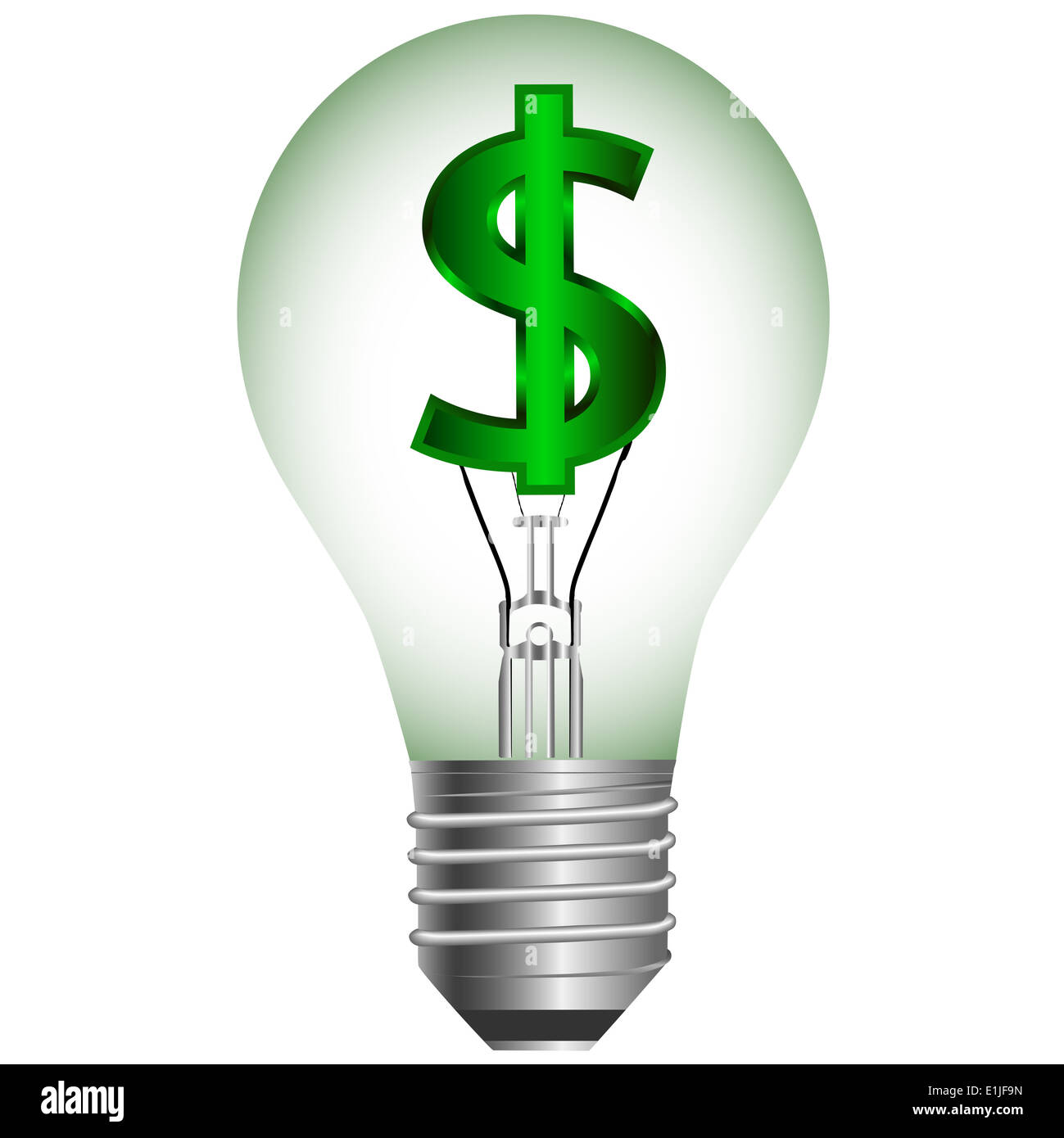 Dollar currency symbol illuminated light hi-res stock photography and ...