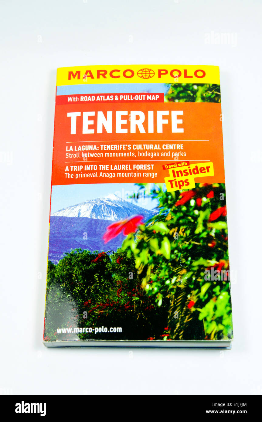 Marco Polo Brand guide book to Tenerife Stock Photo - Alamy