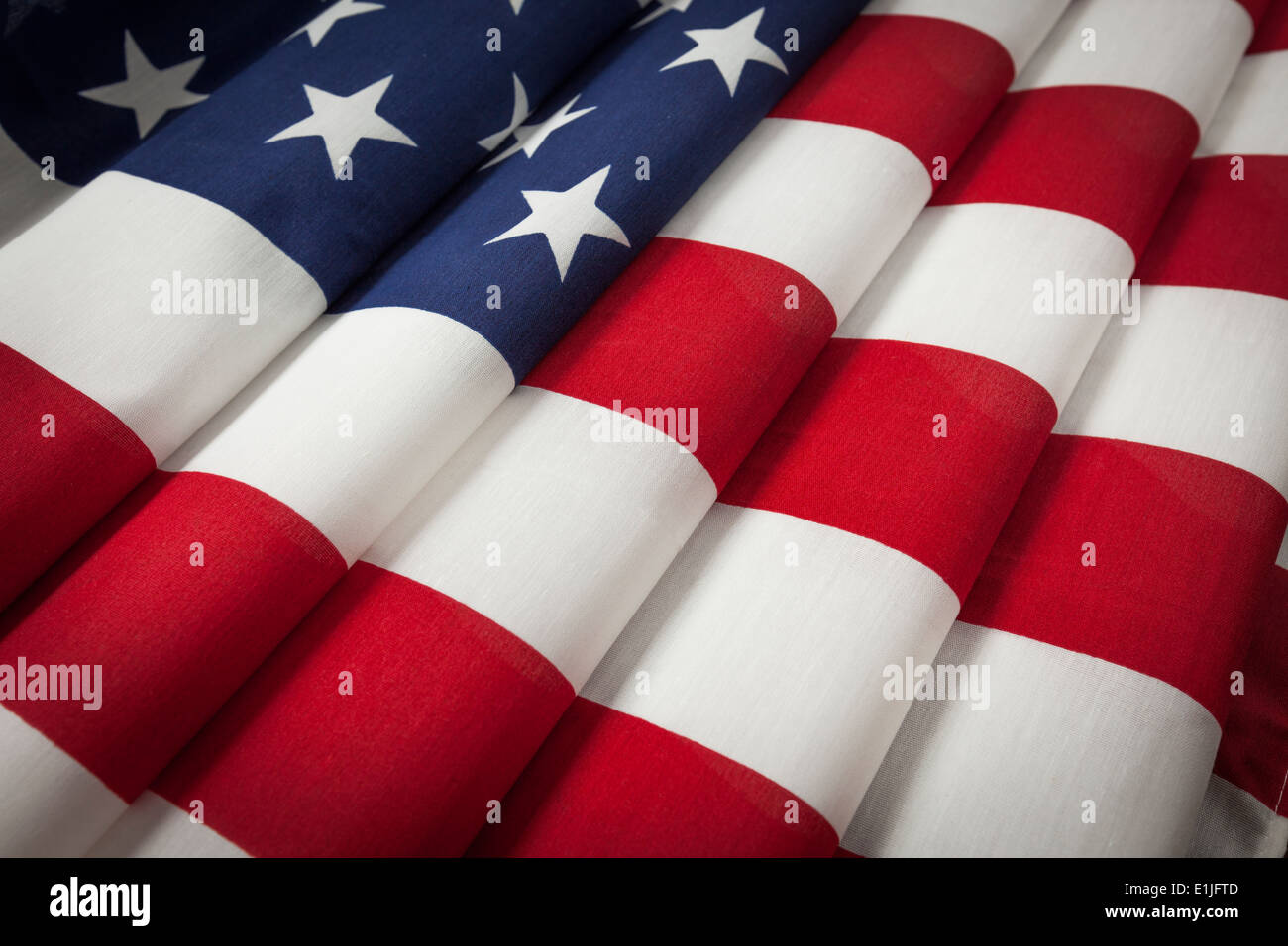 Folded American Flag Abstract Stock Photo - Alamy