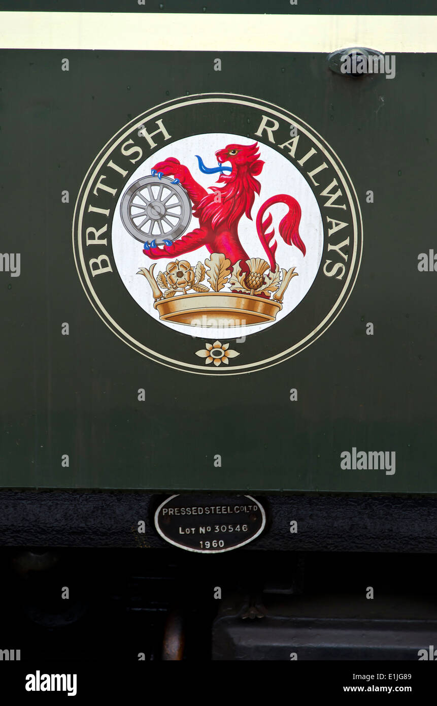 Old british railways logo hi-res stock photography and images - Alamy