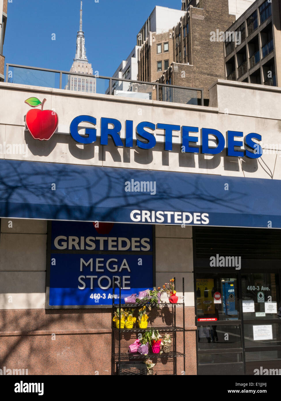 Supermarket Entrance Background