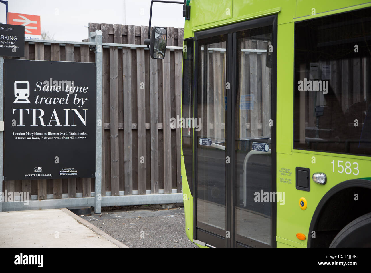 Railway, bus interchange Stock Photo - Alamy