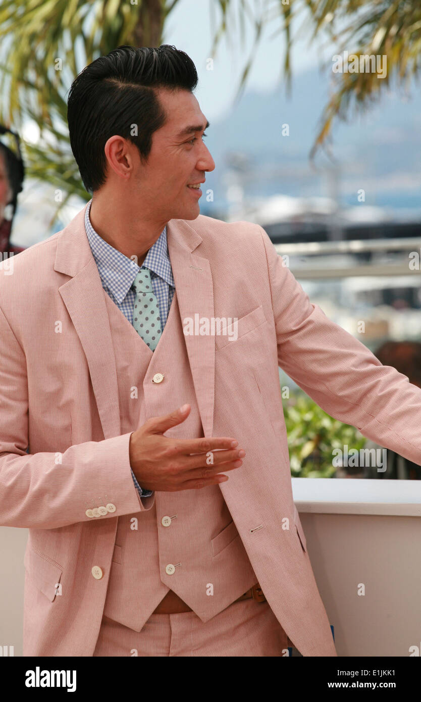 Actor Jun Murakami at the photo call for the film Still The Water ...