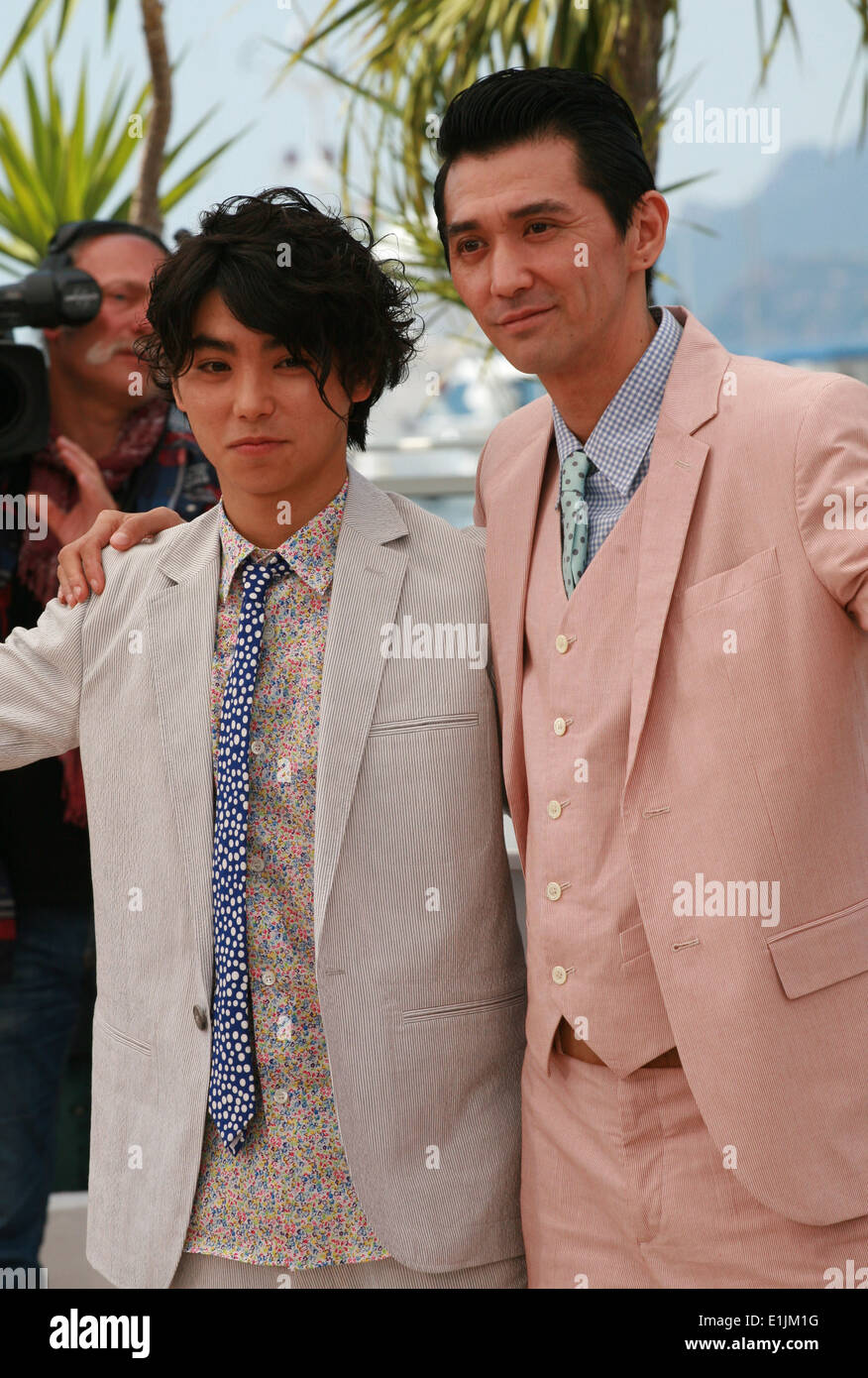 Actors Nijiro Murakami and Jun Murakami at the photo call for the film ...